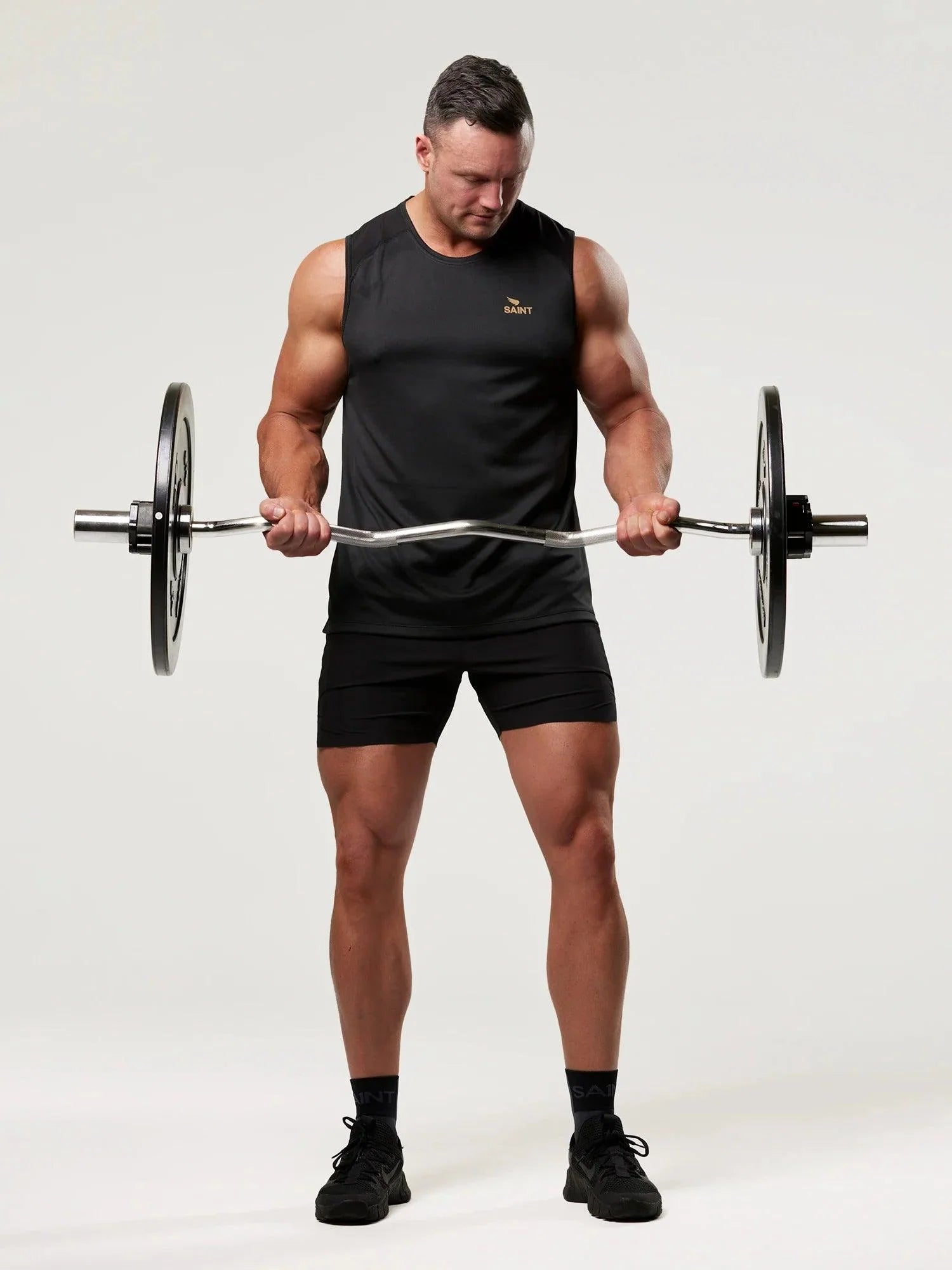 Saint Men's Training Tank Black – The Combat Store | Premium Combat Gear